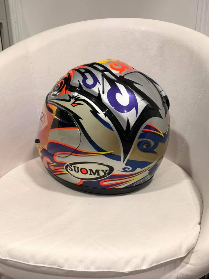 Racing Helmets Garage: Suomy Gun Wind A.Slight 1999-2000 by Bargy Design