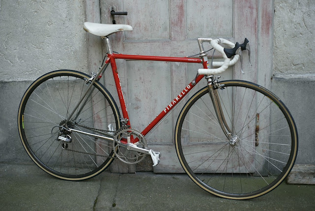 Zugzwang: Pinarello Montello, Chrommuffen, full Dura-Ace, ca. 1989 ...