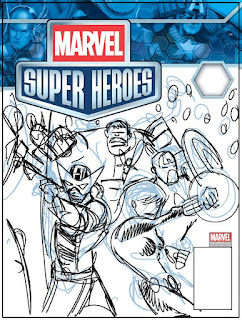 bliggity-'bloggity-bloo: another marvel magazine cover in progress...