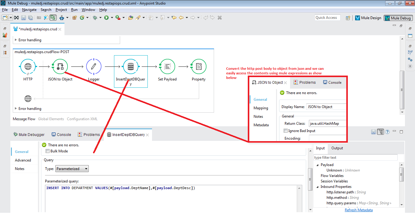 Mule ESB Tutorials: Building Restful API | CRUD Operations Mule ESB Tutorials: Building Restful API | CRUD Operations