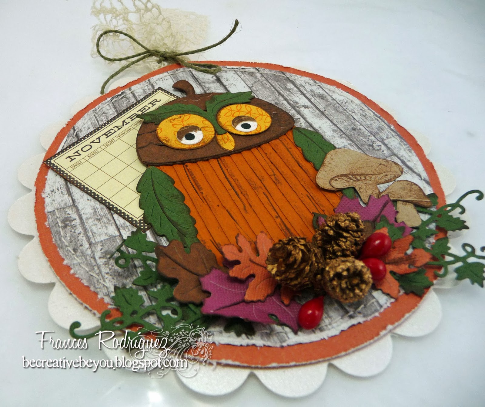 CottageBLOG: Acorn Owl Tag