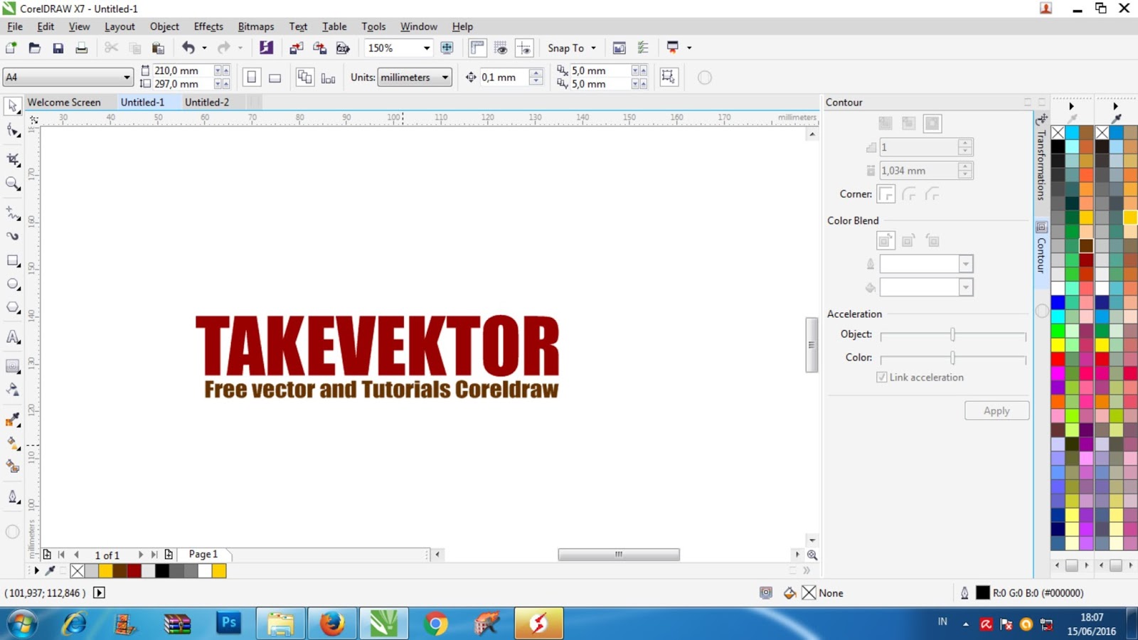 Cara Mengatur agar Tebal Outline Mengikuti Ukuran Objek Di CorelDraw ...