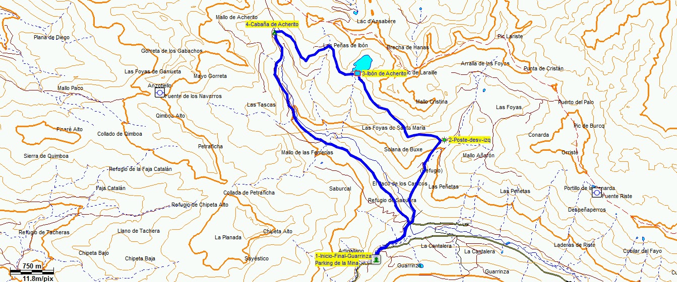 SimonCorresendas: PIRINEOS-VALLE DE ECHO-4ª RUTA-SELVA DE OZA (PARKING ...