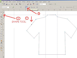 MEMBUAT DESAIN BAJU DENGAN COREL DRAW ~ TUTORIAL