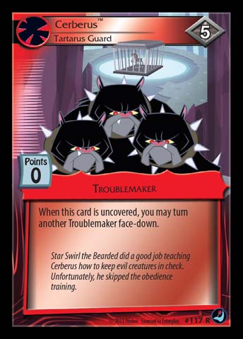 MLP Cerberus, Tartarus Guard CCG Cards | MLP Merch