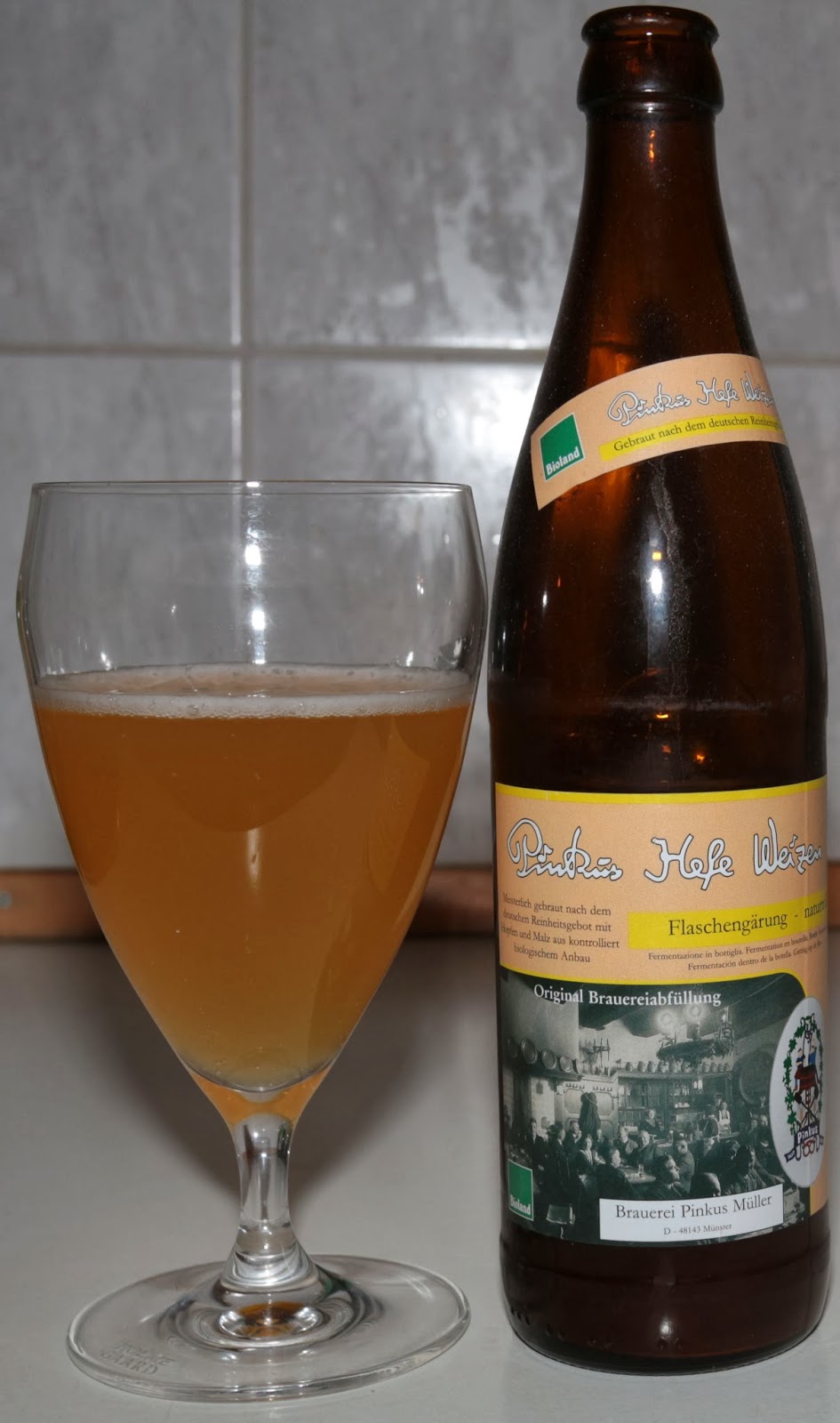 Black Bens Ølblog: Pinkus Hefe Weizen