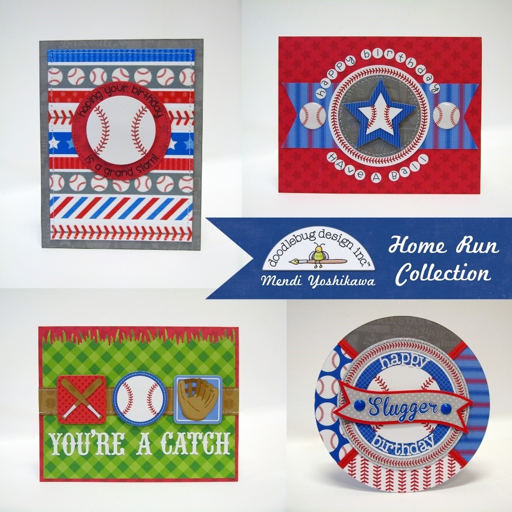 Doodlebug Design Inc Blog: Home Run Collection: Winning Cards by Mendi