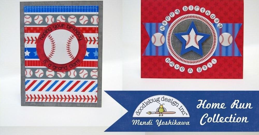 Doodlebug Design Inc Blog: Home Run Collection: Winning Cards by Mendi