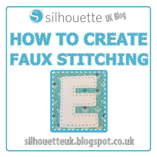 Silhouette UK: How to add Easy Faux Stitching to HTV