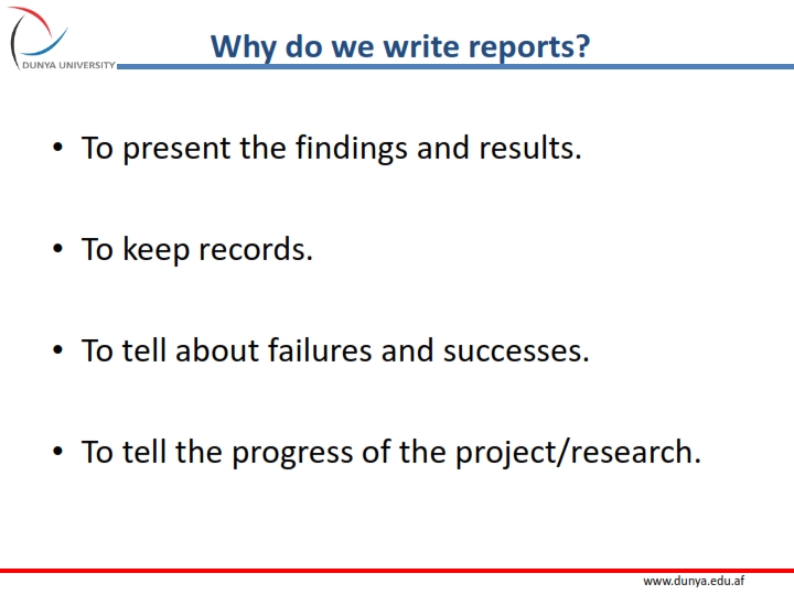 How to write a useful report - Study | Learn | Success