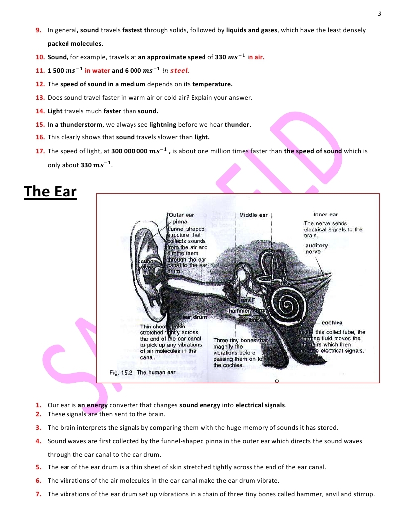 SCIENCE Secondary Two: Science Sec 2 Chapter 15