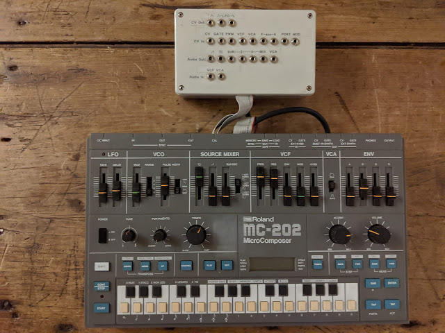MATRIXSYNTH: Roland MC-202 with CV Breakout Box