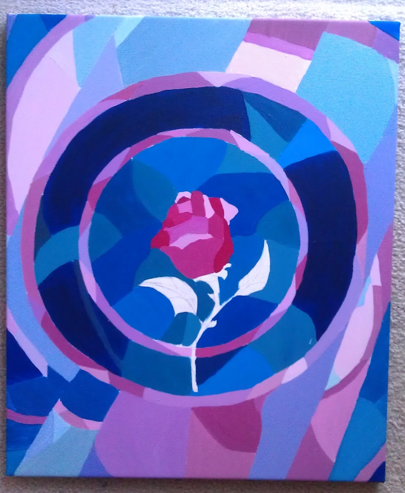 The Running Paintbrush: Beast's Enchanted Rose