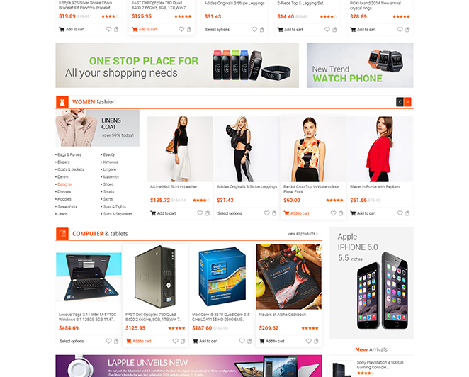 eStore Ultimate Multipurpose Cs-Cart theme « CS-CART.TK