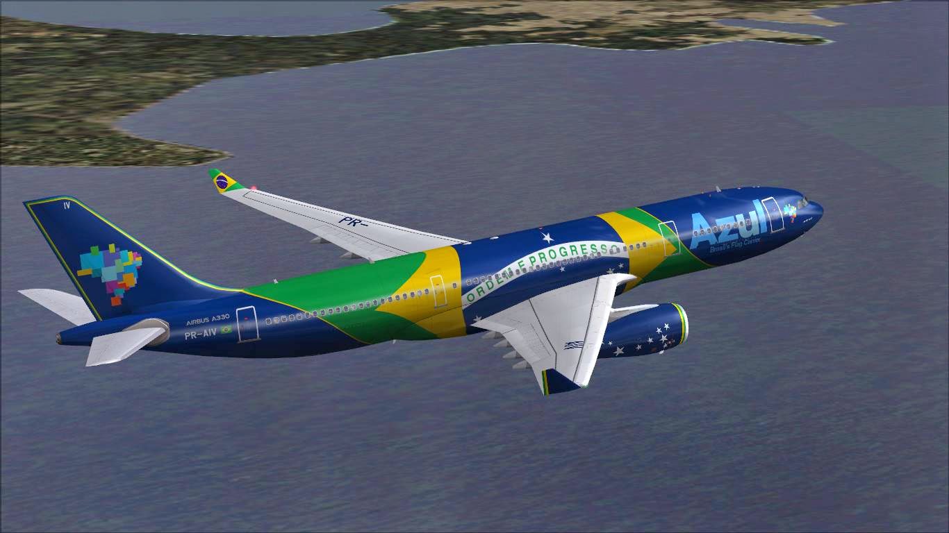 Texturas Brasileiras: Azul Linhas Aéreas Airbus A330-200 PR-AIV
