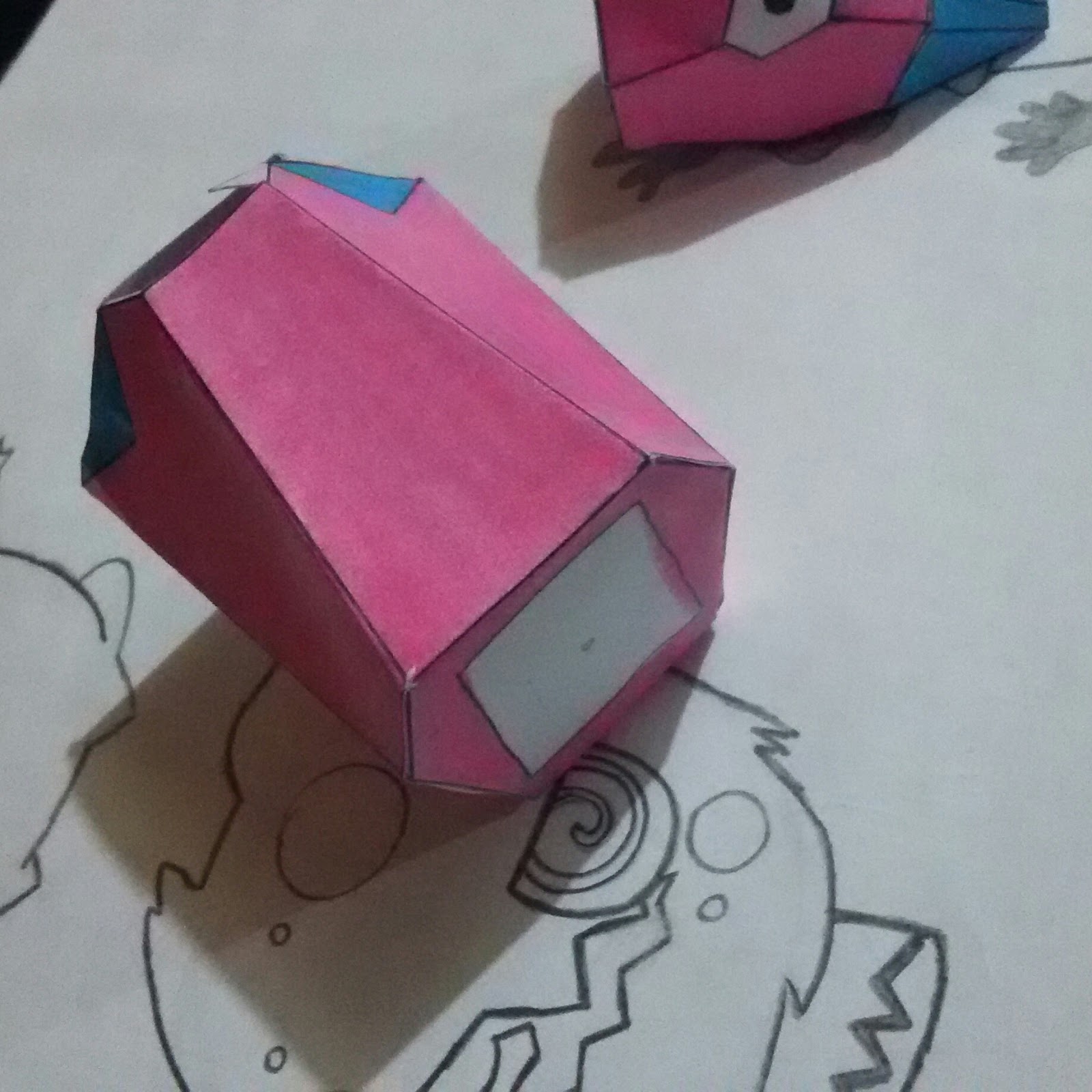 Tutorial Papercraft Porygon 3D