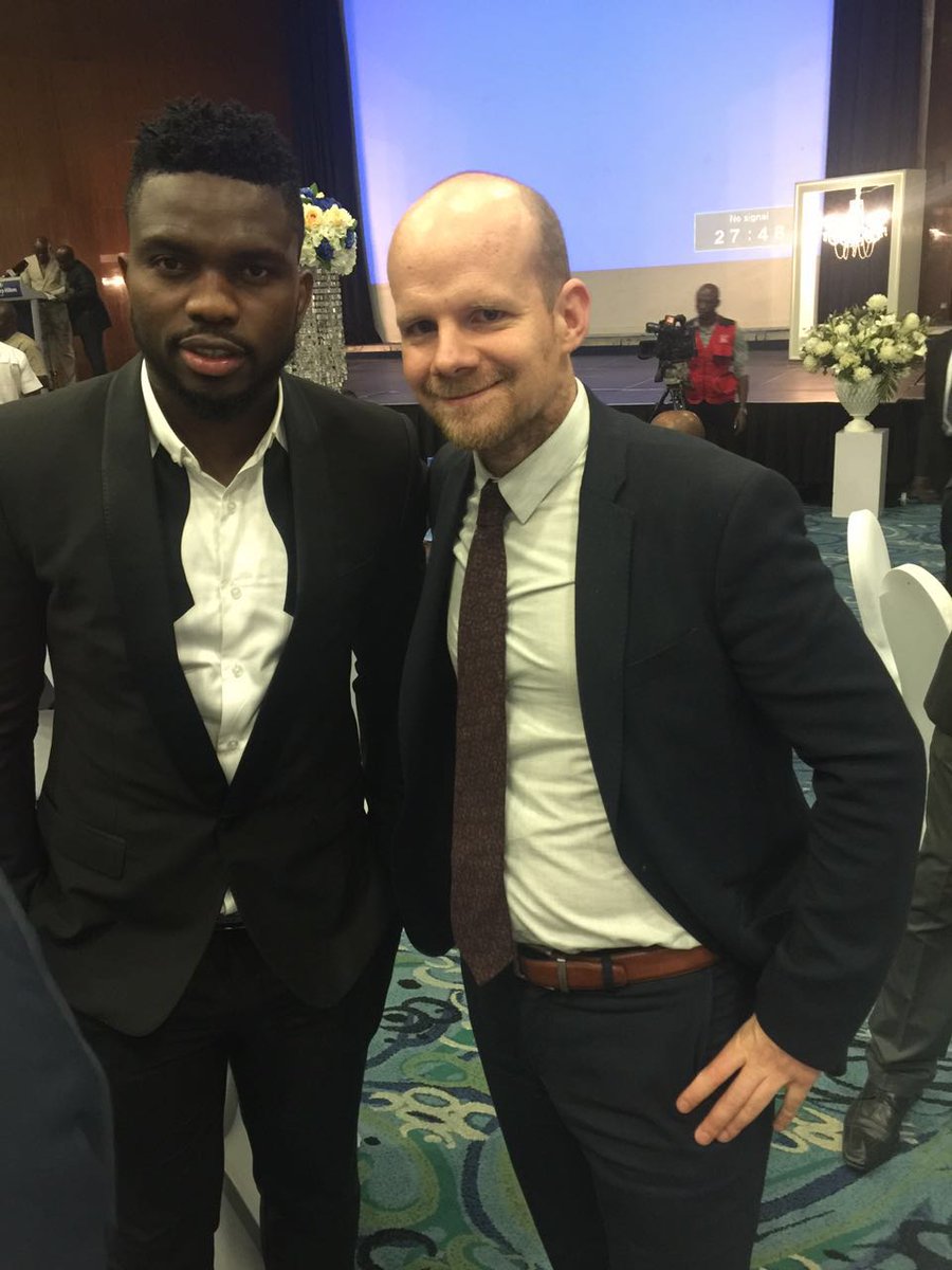 Photos: Joseph Yobo unveiled Ambassador of LMNG by FIFA President ...