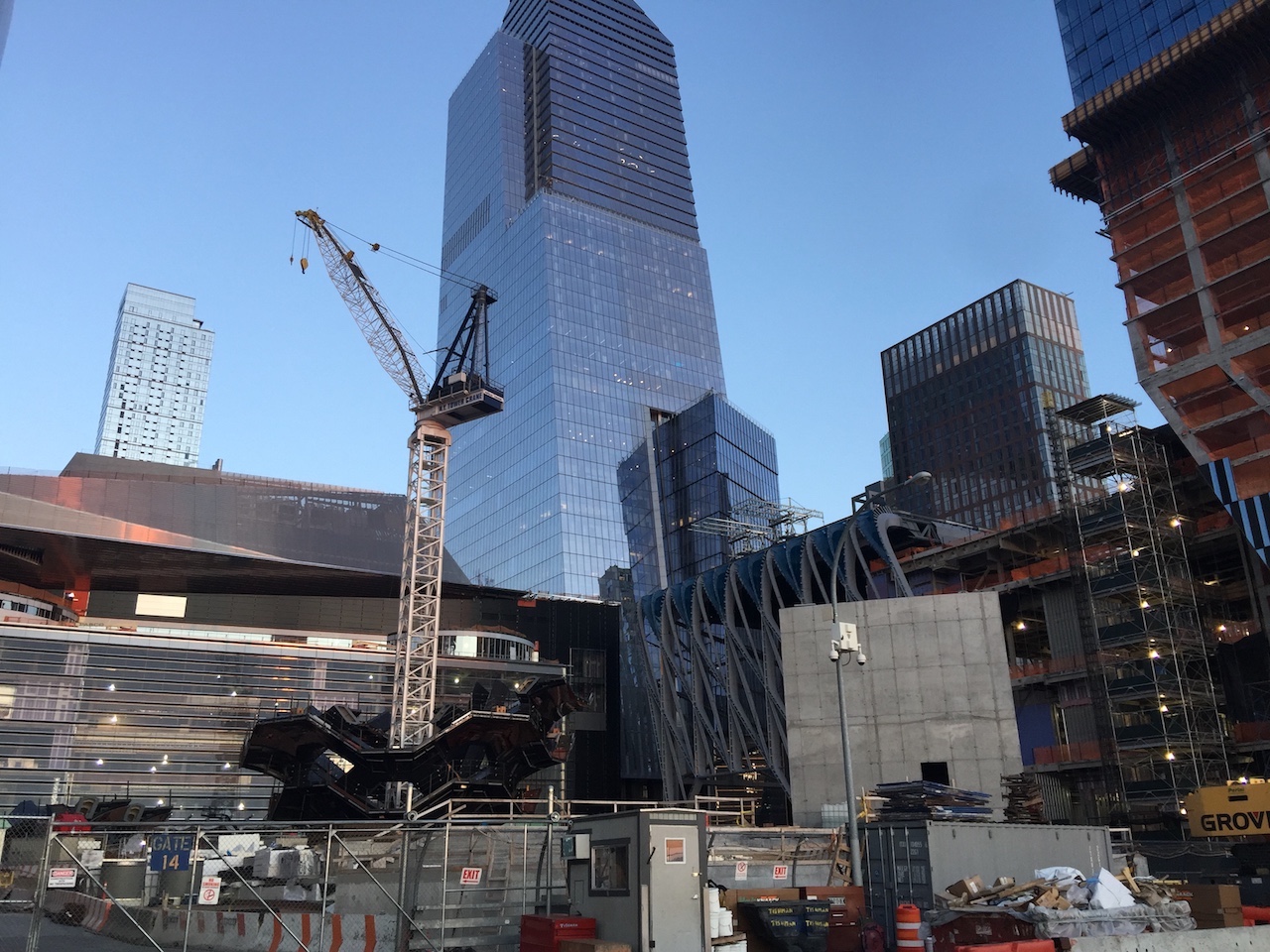 Vessel and the Shed: A Walk in Hudson Yards at Sunset
