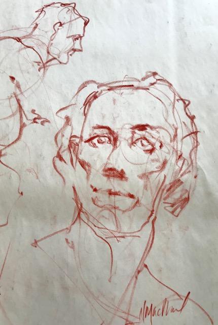 NORA MacPHAIL - ARTIST: Figure Drawing with Conte!