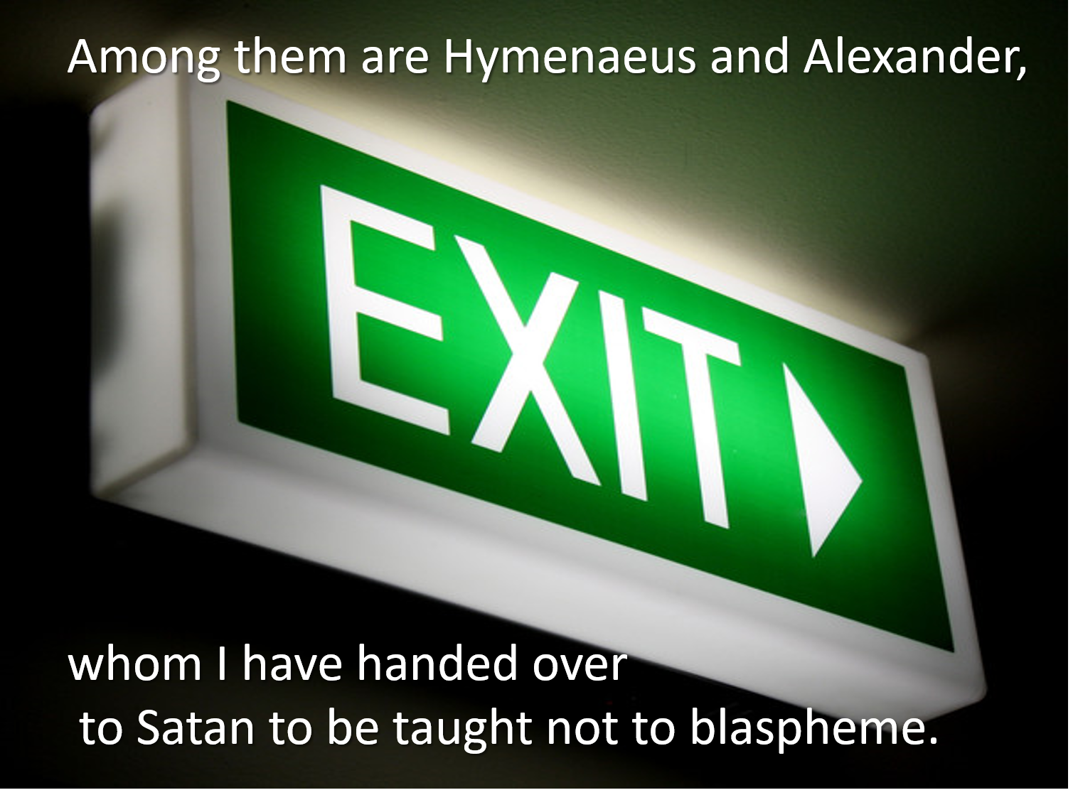 HOW IN THE WORLD!!: Avoiding a shipwrecked faith remembering God’s ...