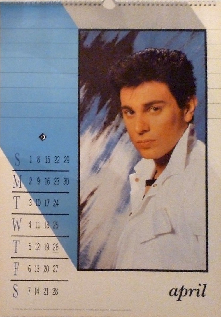 Top Of The Pop Culture 80s: Duran Duran Calendar 1984