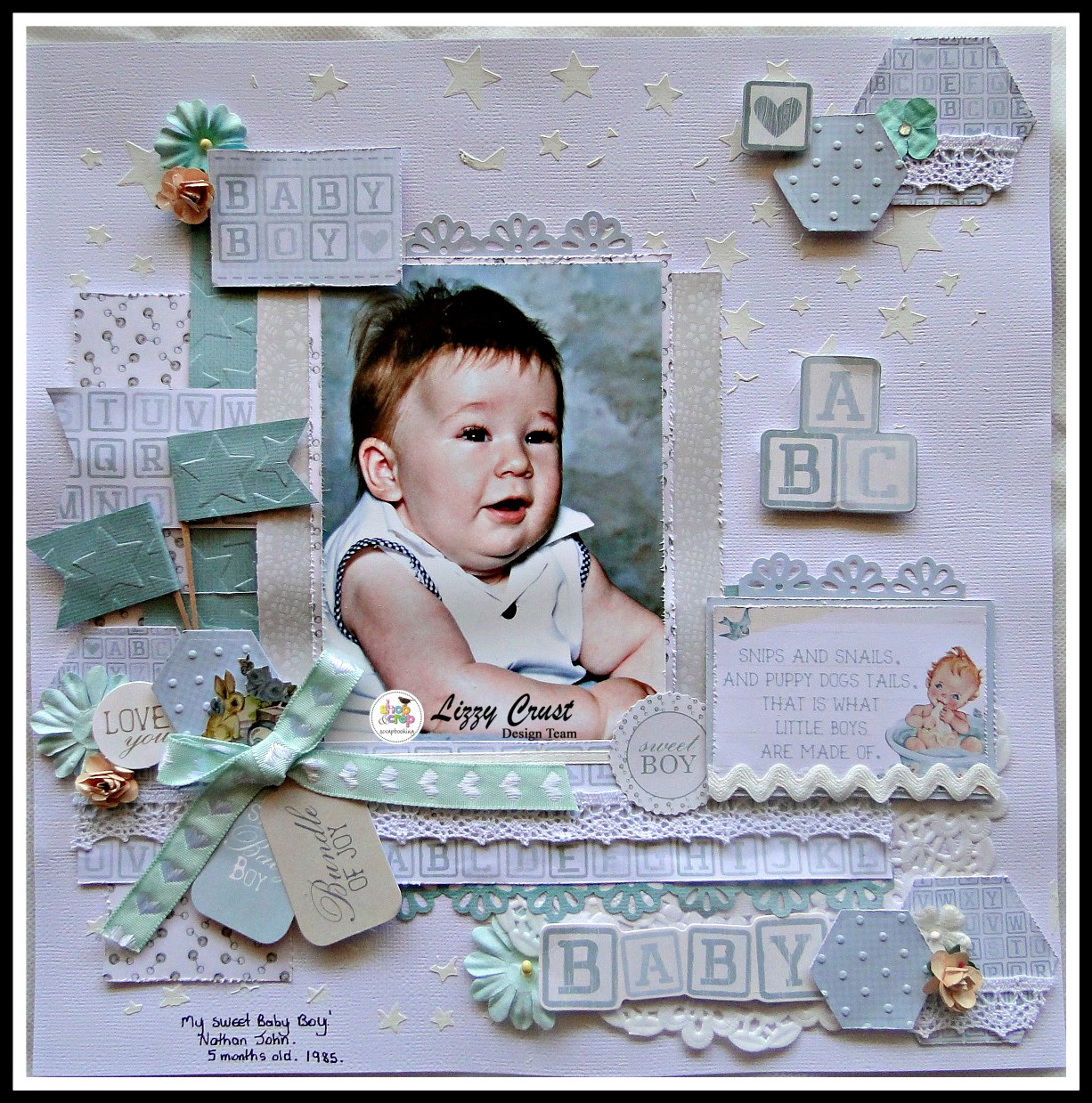 Shop and Crop: My Baby Boy Layouts!