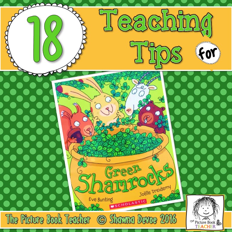Green Shamrocks by Eve Bunting - Teaching Tips | The Picture Book ...