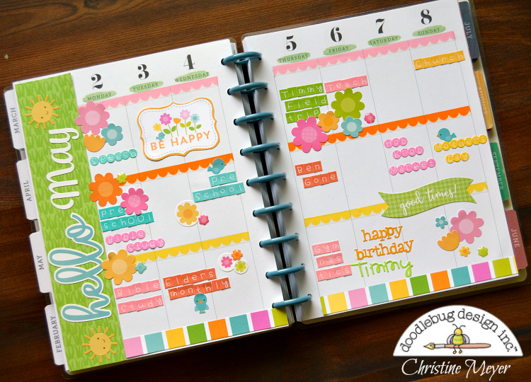 Doodlebug Design Inc Blog: Planner Love Challenge: Colorful Planner ...
