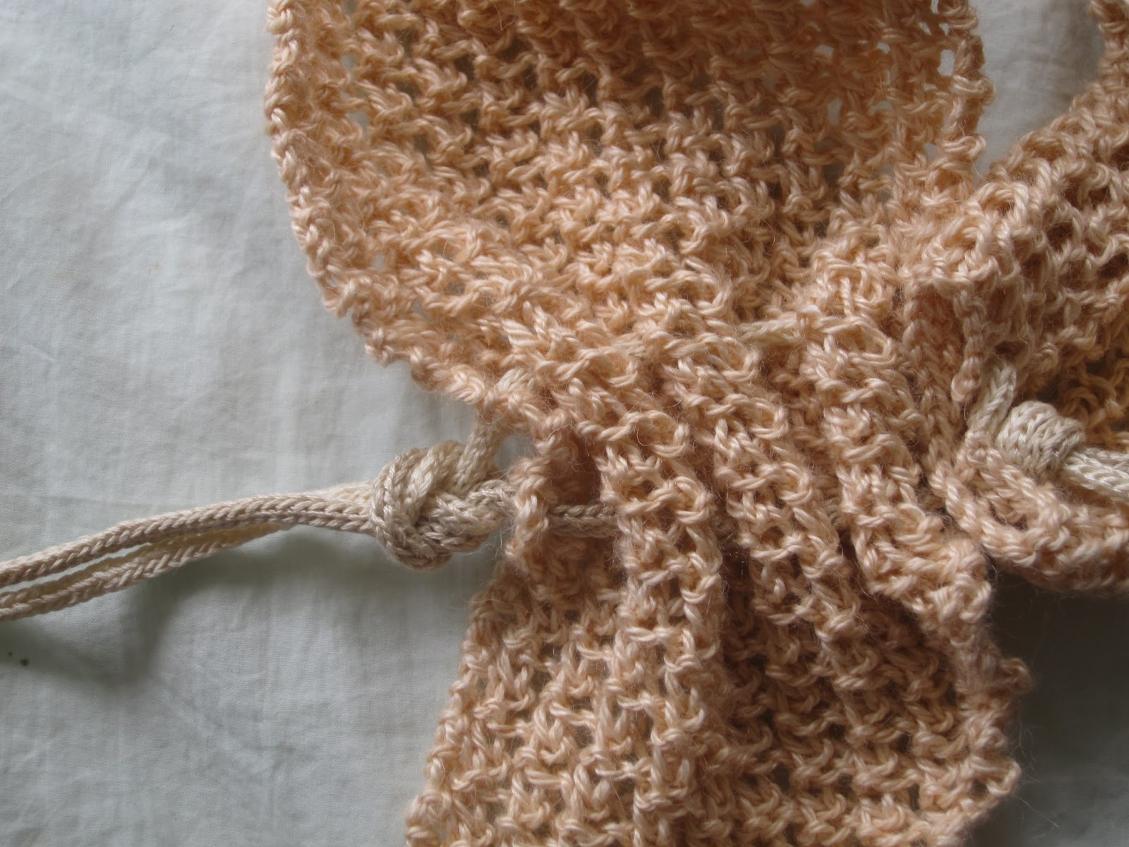 Balls to the Walls Knits: Tie-Closure Lace Cowl II