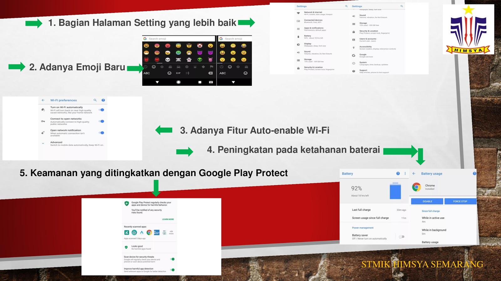 POWERPOINT ANDROID OREO - Materi Kuliah