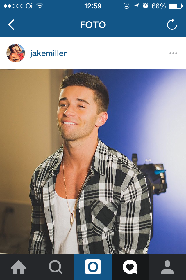 Jake Miller e seu Instagram.