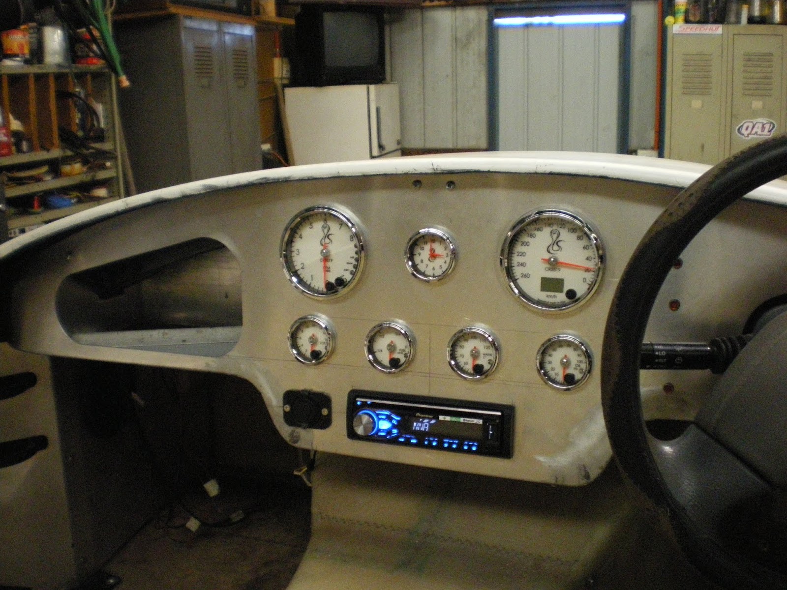 Classic Revival AC Cobra Replica SC 427 : Dash gauges arrive from the ...