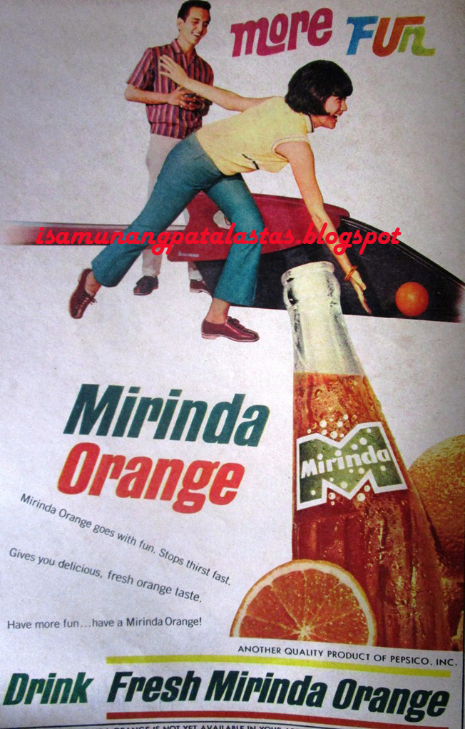 ISA MUNANG PATALASTAS: 211. An Orange Avalanche from PepsiCo: MIRINDA ...
