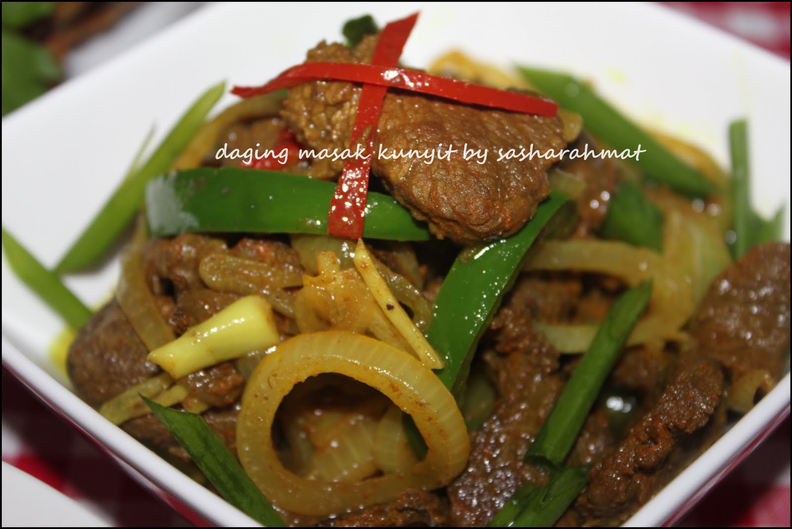 love to cook , love to eat: daging masak kunyit / beef cooked with tumeric