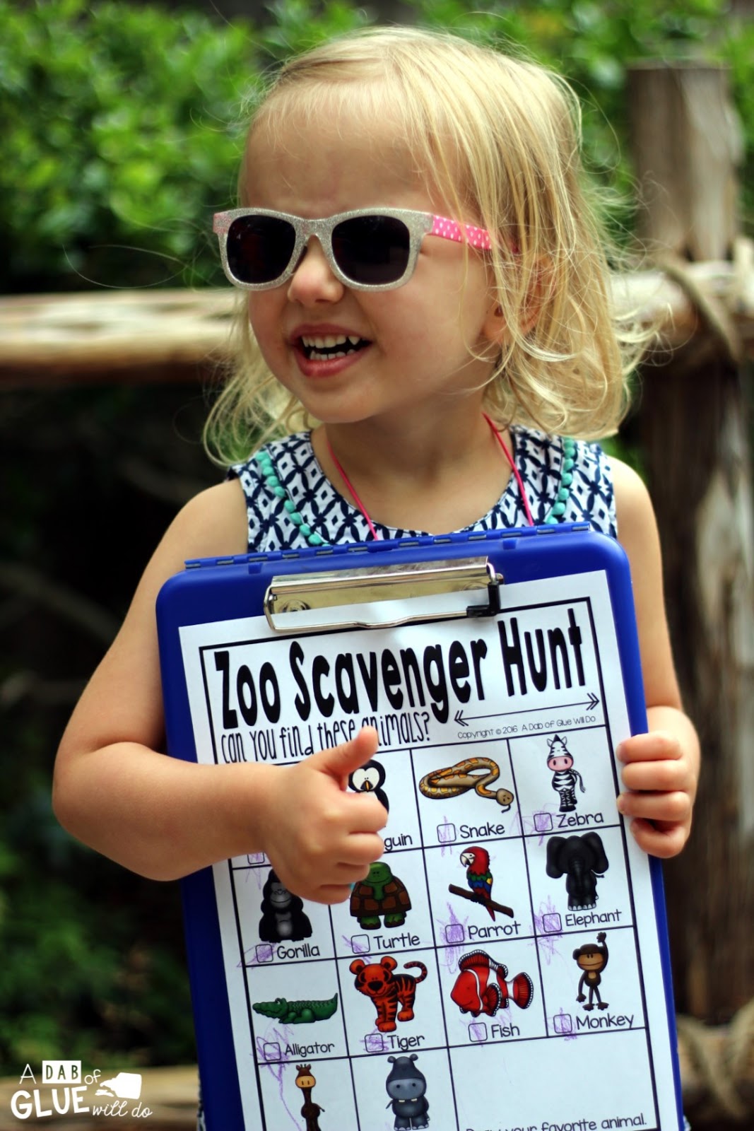 Zoo Scavenger Hunt FREEBIE - The Primary Punchbowl