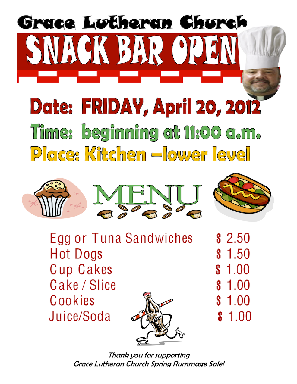 Grace Around The Corner: Grace Lutheran Church Snack Bar and Camp Grace