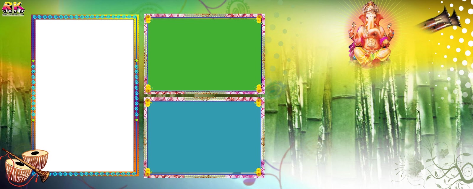 Karizma Album Templates Sheets Free Download in 12x30 Size - RK arts