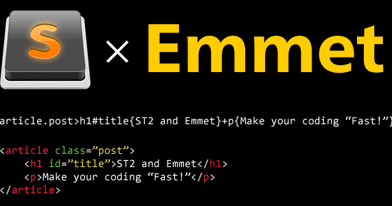 BakeProgrammer: Best Package for Sublime is Emmet