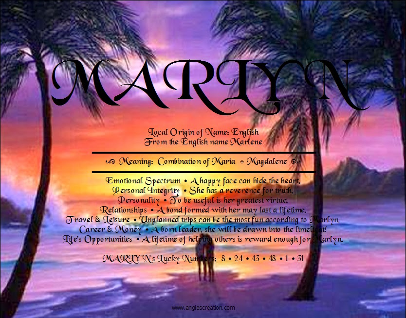 Marlyn | Unique Names