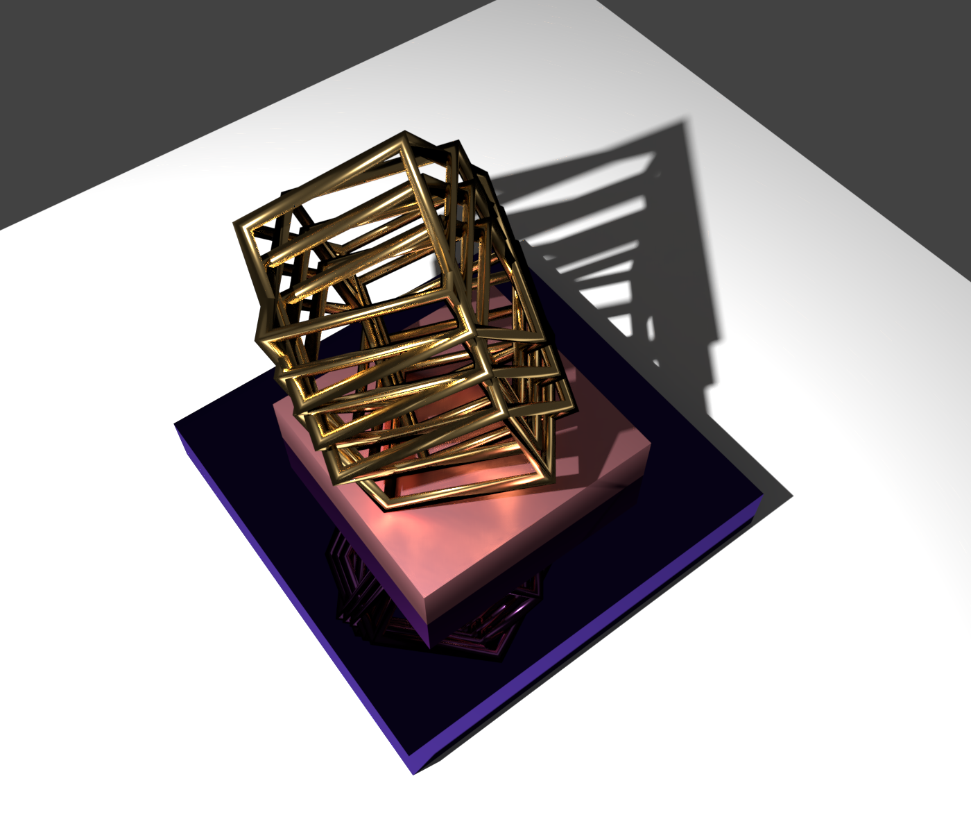 3D Design, Mod 4 2019: Nested Cubes