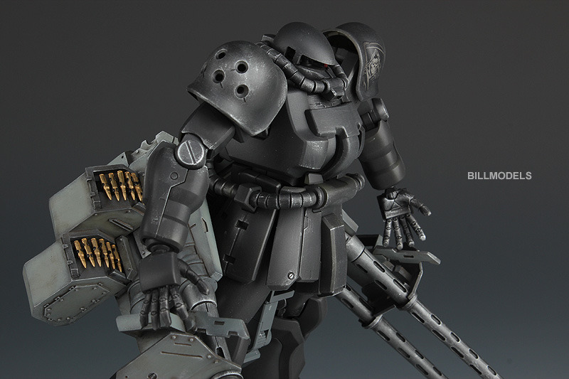 GUNDAM GUY: MG 1/100 Zaku F2 Heavy Machine Guns - Custom Build