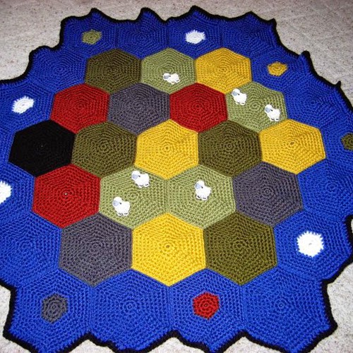 Crochet Guide: Settlers of Catan Afghan