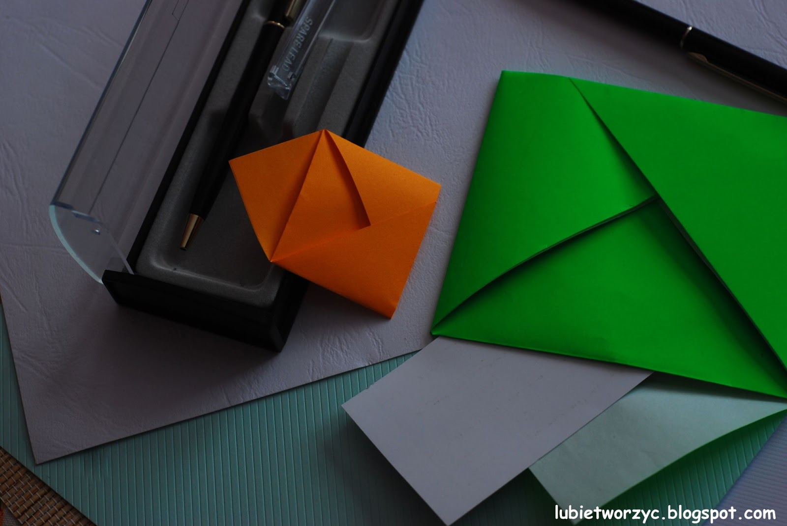 Koperta origami - wersja druga