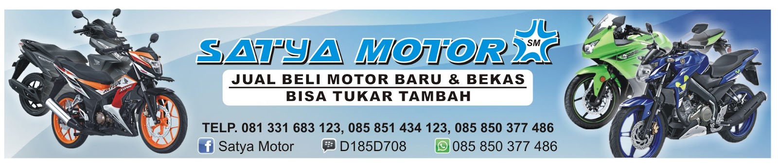 Spanduk Showroom Motor - Perumperindo.co.id