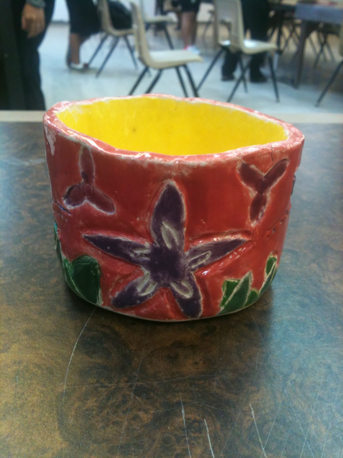 Mr. Young's Ceramics Class: Pinch Pots '13