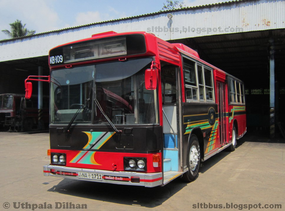SLTB buses - ශ්‍රී ලංගම බස්: Hino HT2MLAA city bus from SLTB Kesbewa depot