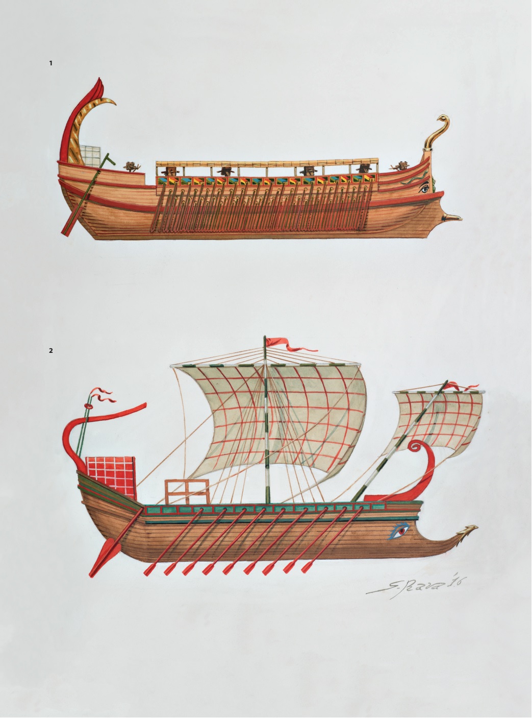 imágeneshistóricas.blogspot.es: Imperial Roman warships 193-565 AD