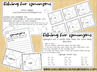 Word Work Fishing Games - The Curious Catfish