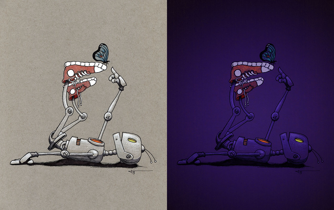 Back to the Drawing Board: Robots Under Lighting