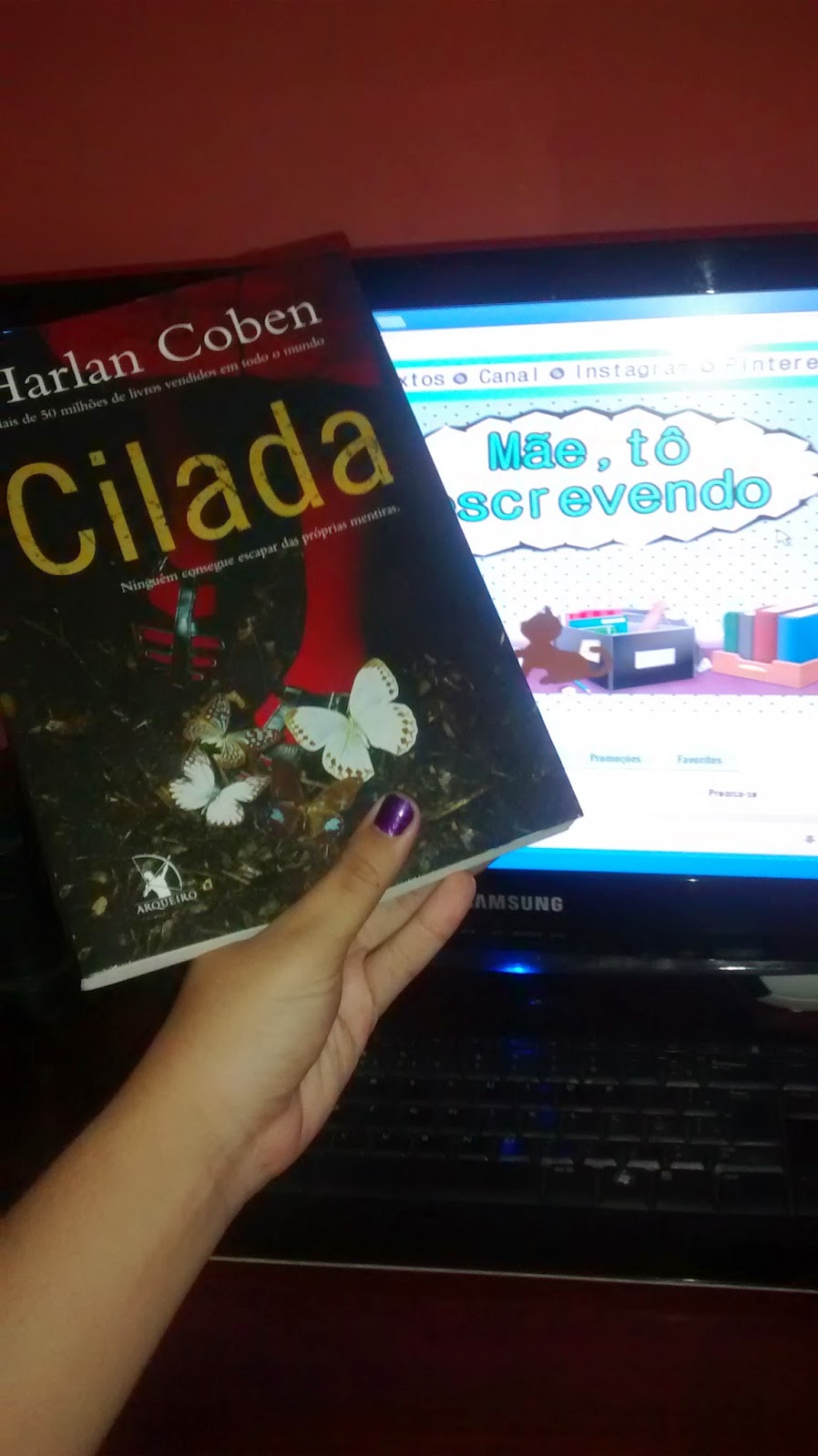 [ Resenha #55] Cilada - Harlan Coben - Mãe,tô escrevendo